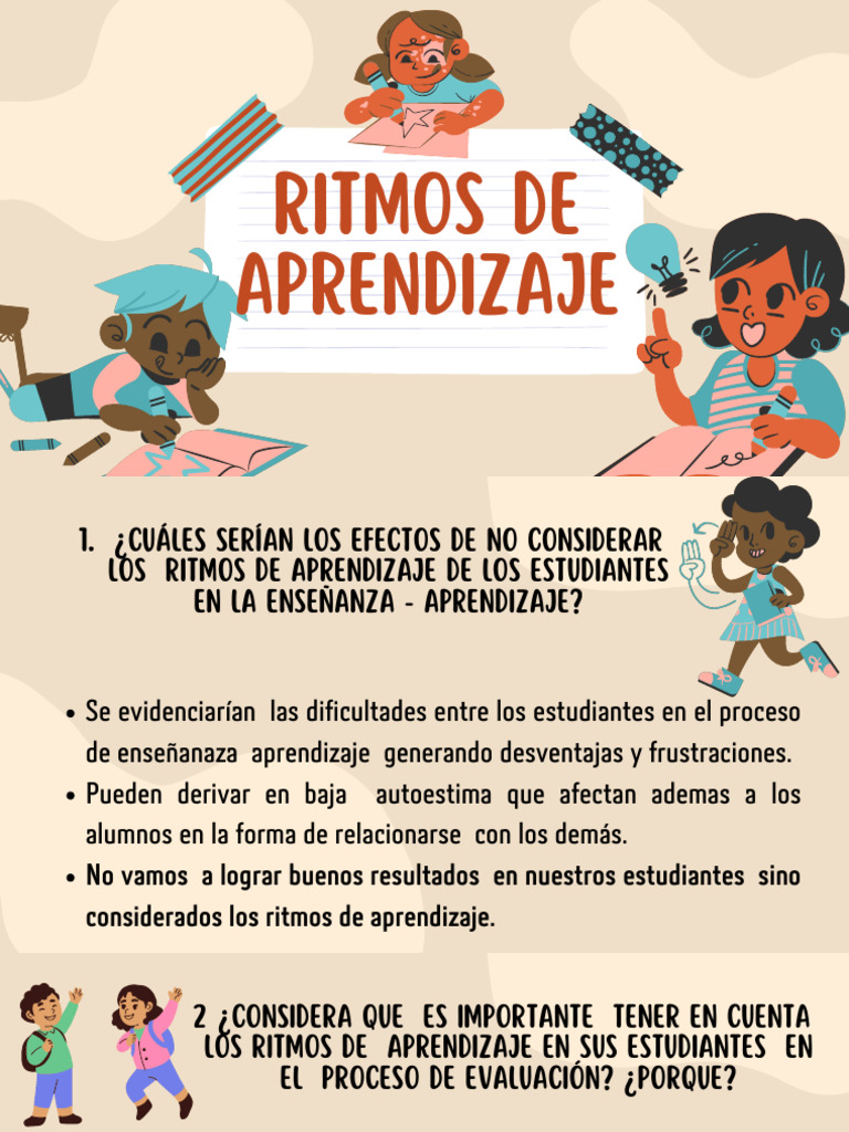 Ritmos de Aprendizaje | PDF | Crecimiento personal y profesional