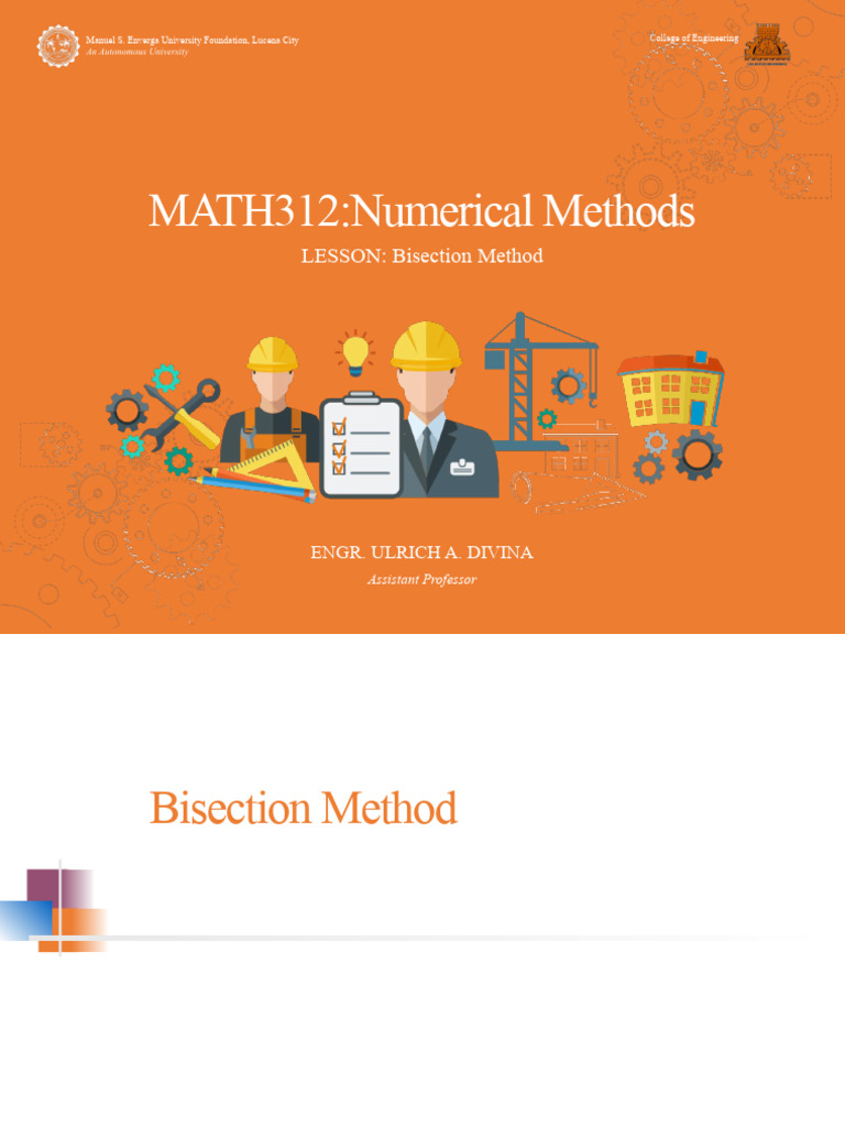 LN3 SYNC MATH222 Bisection Method | PDF | Mathematical Analysis | Numerical Analysis