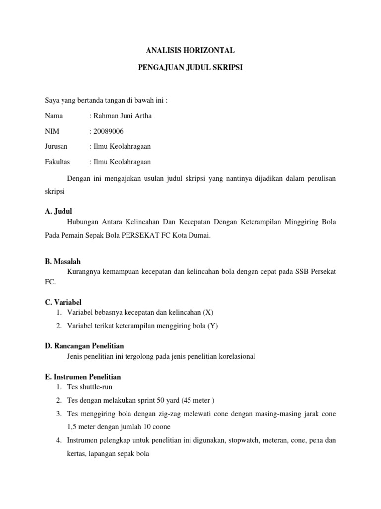 Analisis Horizontal | PDF