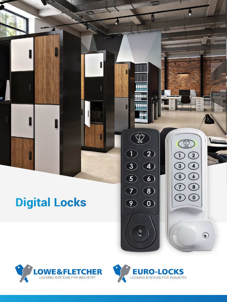 Digital Locks Brochure 032022 | PDF | Radio Frequency Identification ...