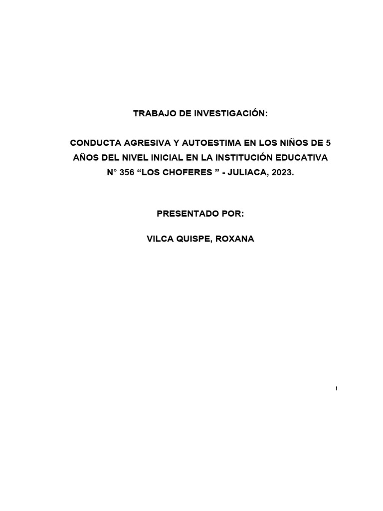 Investigación Roxi | PDF | Aprendizaje | Invasión
