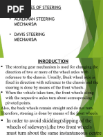 Ackerman's Steering Principle | PDF | Steering | Wheel