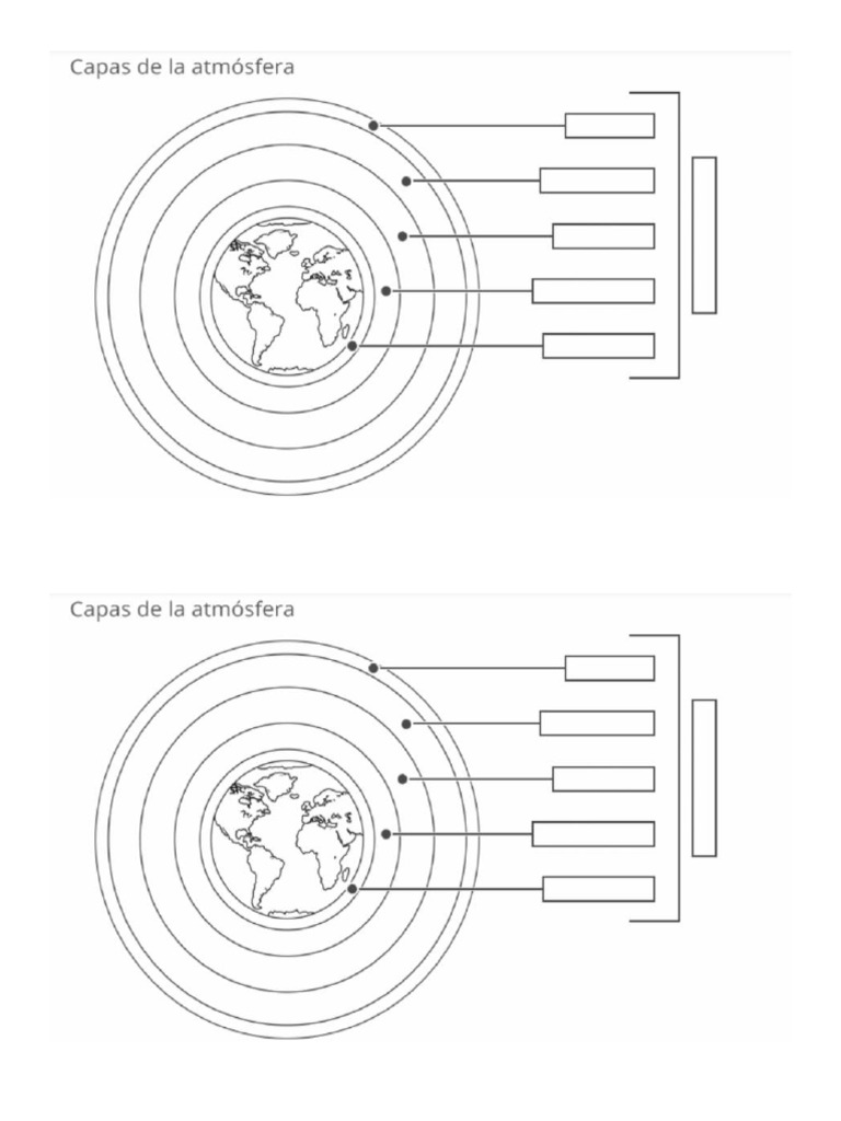 Capas de La Atmósfera para Trabajar | PDF