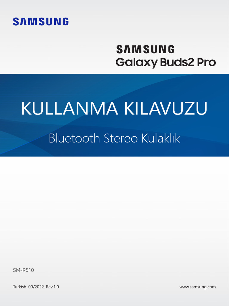 SM-R510 UM MEA Tur Rev.1.0 220929 | PDF