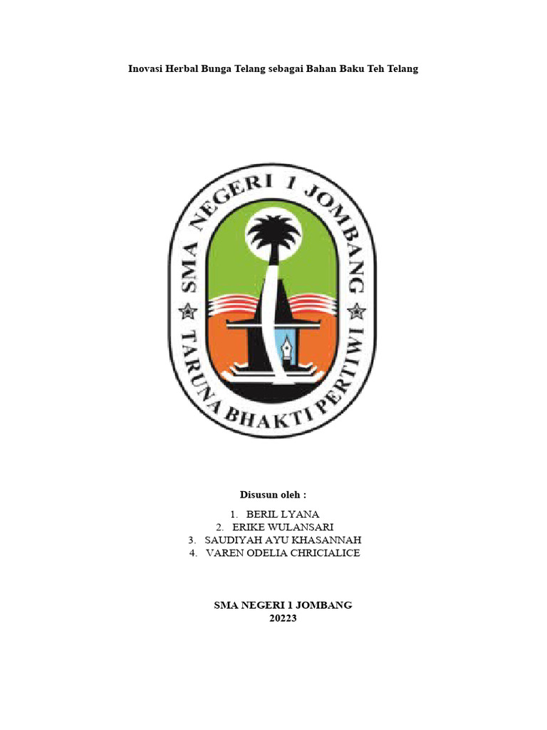 Kti Kelompok 2 Xi Ipa 1 | PDF