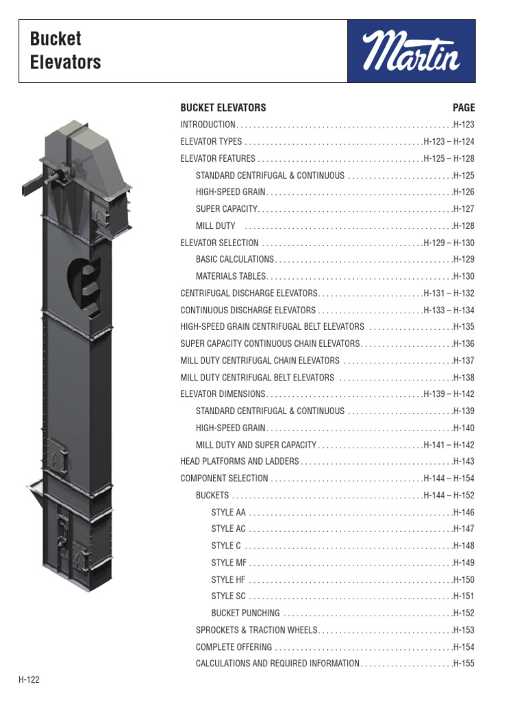 Bucket Elevator Design and Types | PDF | Elevator | Belt (Mechanical)