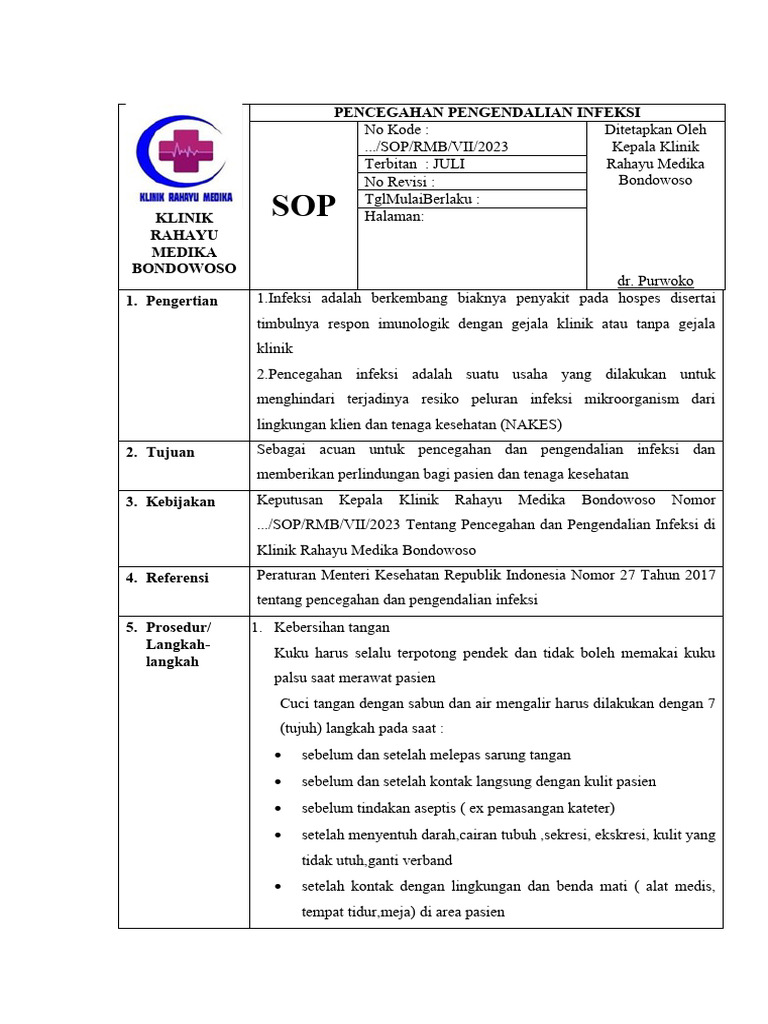 Sop Ppi | PDF