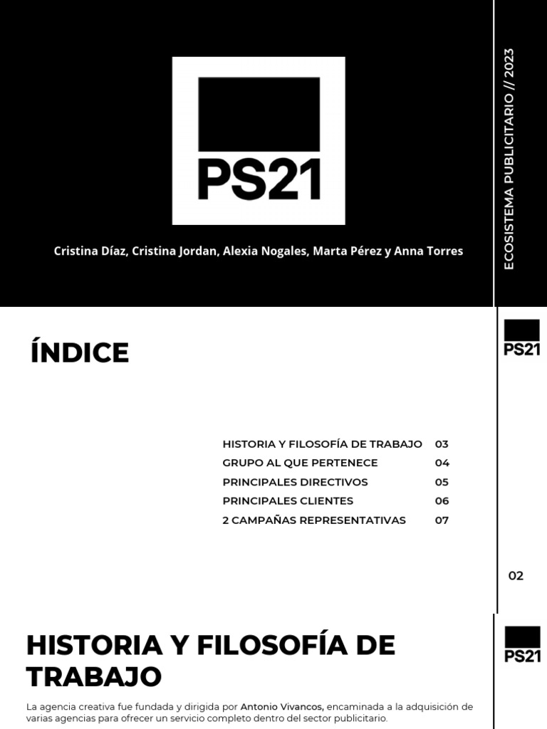 PS21 | PDF | Publicidad