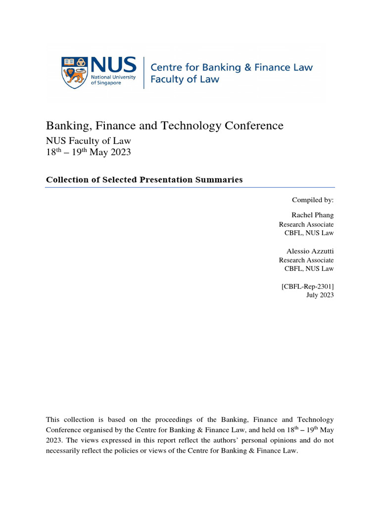 CBFL Rep 2301 RPhang AAzzutti | PDF | Cryptocurrency | Money Laundering