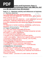 Class 11 BST Notes | PDF | Business | Partnership