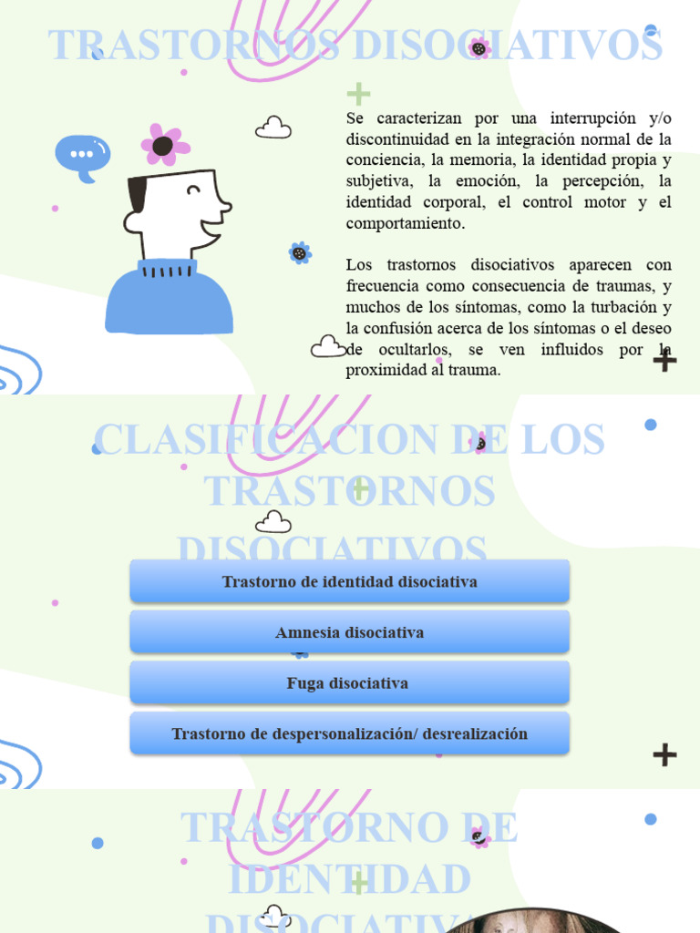 Trastornos Somaticos y Disociativos SI | PDF | Trastorno mental | Ansiedad