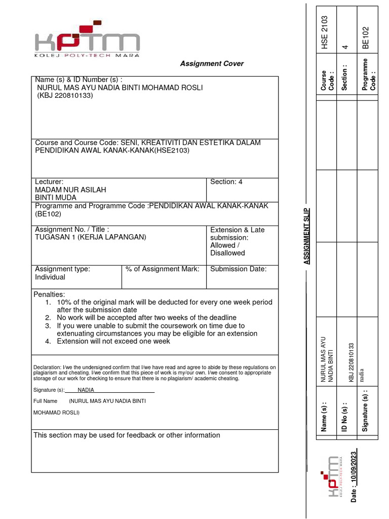 Report Rps Madam Asilah | PDF