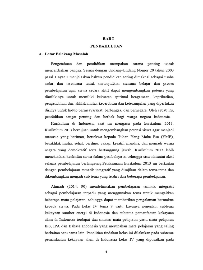 Format Laporan PTK | PDF