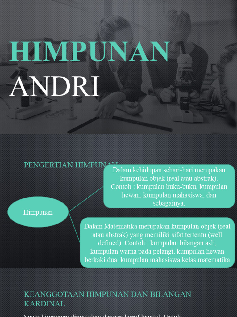 01 - HIMPUNAN Dan Sistem Bilangan Riil | PDF