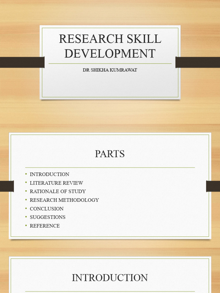 Research Skill Development Guide | PDF | Student's T Test | Citation