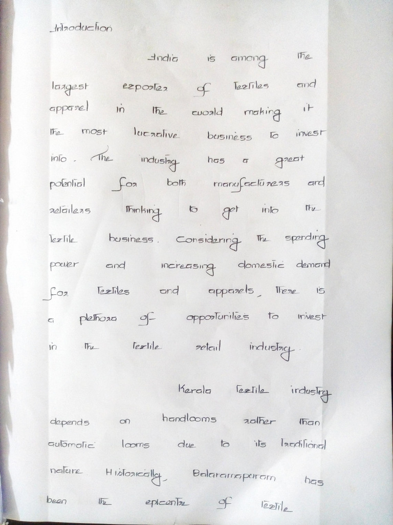 Textile Project | PDF