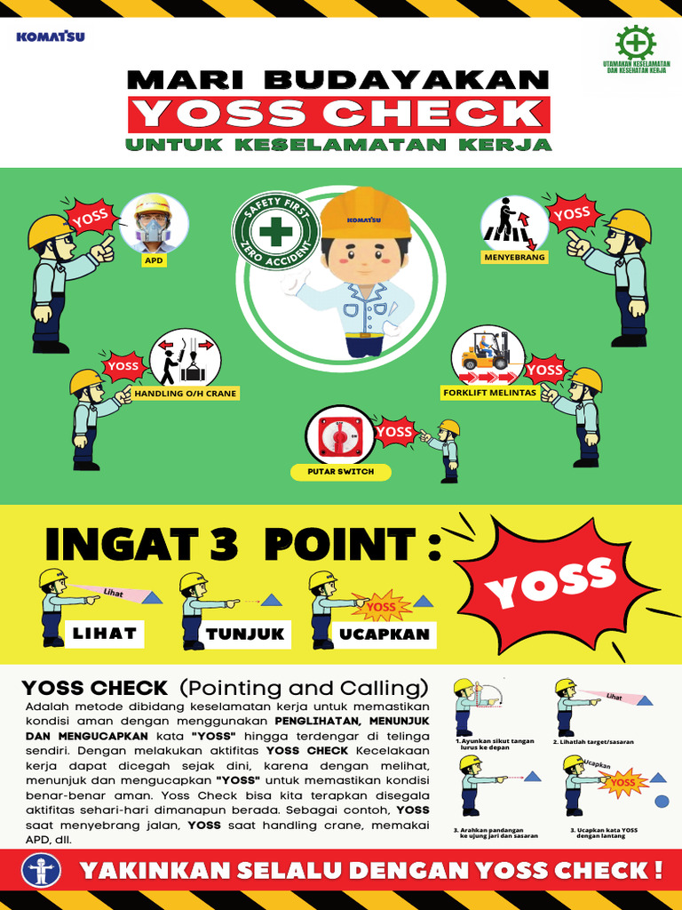 Metode YOSS Check untuk Keselamatan Kerja | PDF