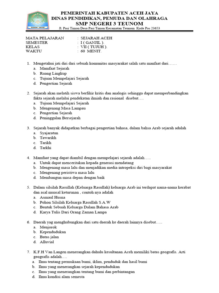 Sejarah Aceh | PDF | Perjalanan | Sejarah