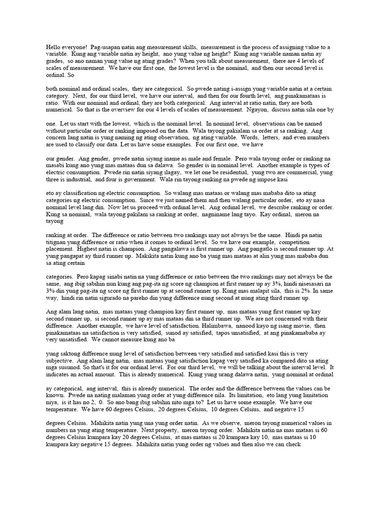 Measurement Scales (Nominal, Ordinal, Interval, Ratio) - Statistics ...