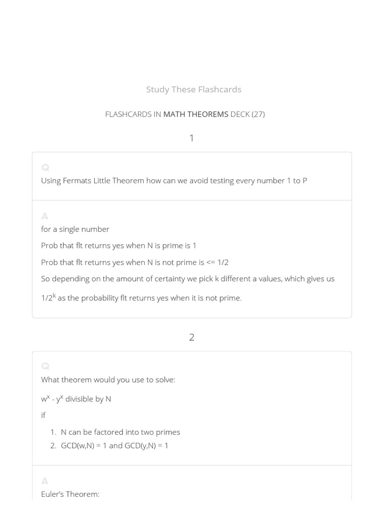 Georgiatech Cs 6515 Graduate Algorithms Math Theorems Flashcards By Calvin Hoang Brainscape