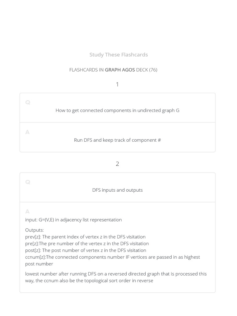 GeorgiaTech CS-6515: Graduate Algorithms: Graph Agos Flashcards by ...
