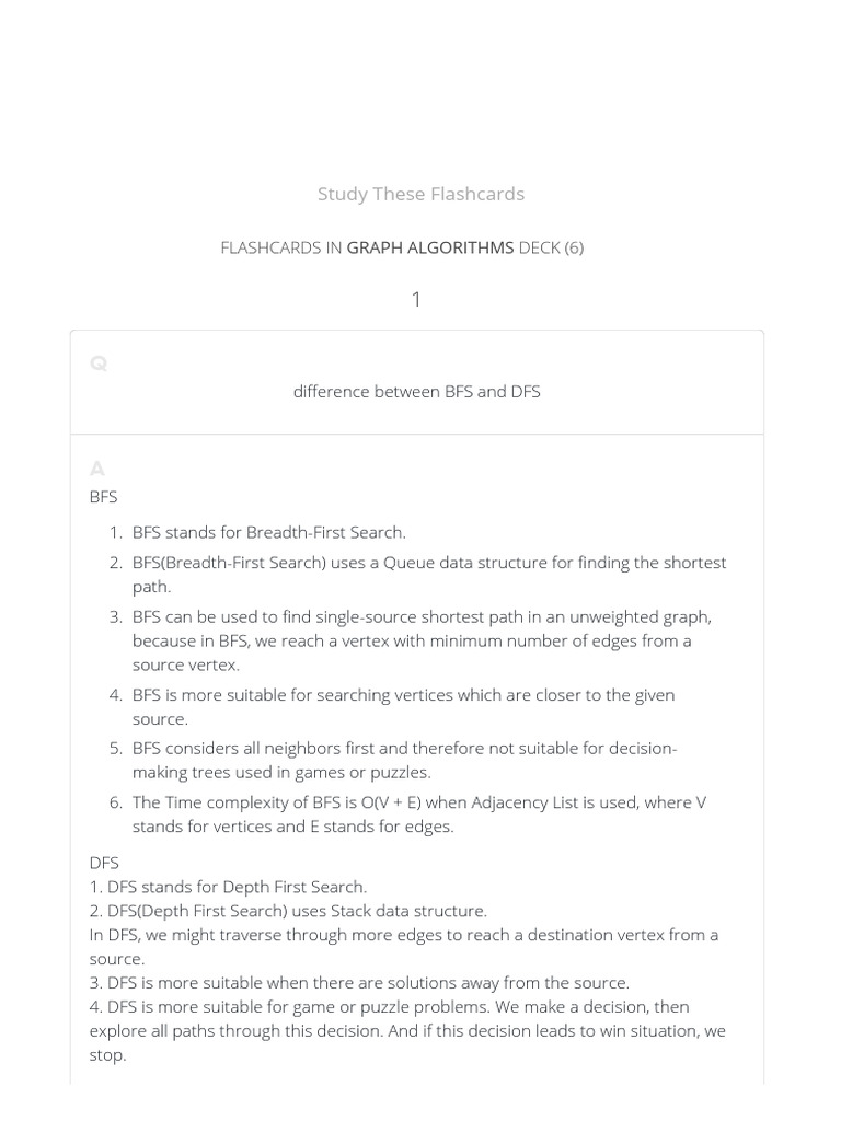 GeorgiaTech CS-6515: Graduate Algorithms: Graph Algorithms Flashcards by Yang Hu - Brainscape ...