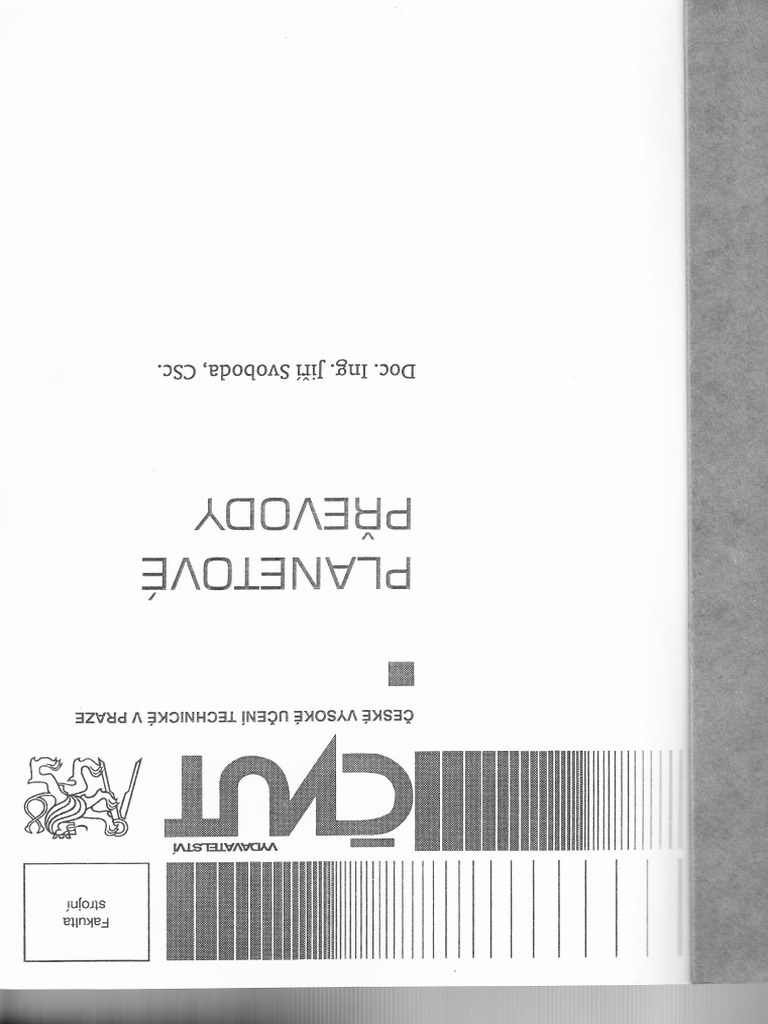 Planetove Prevody J Svoboda | PDF