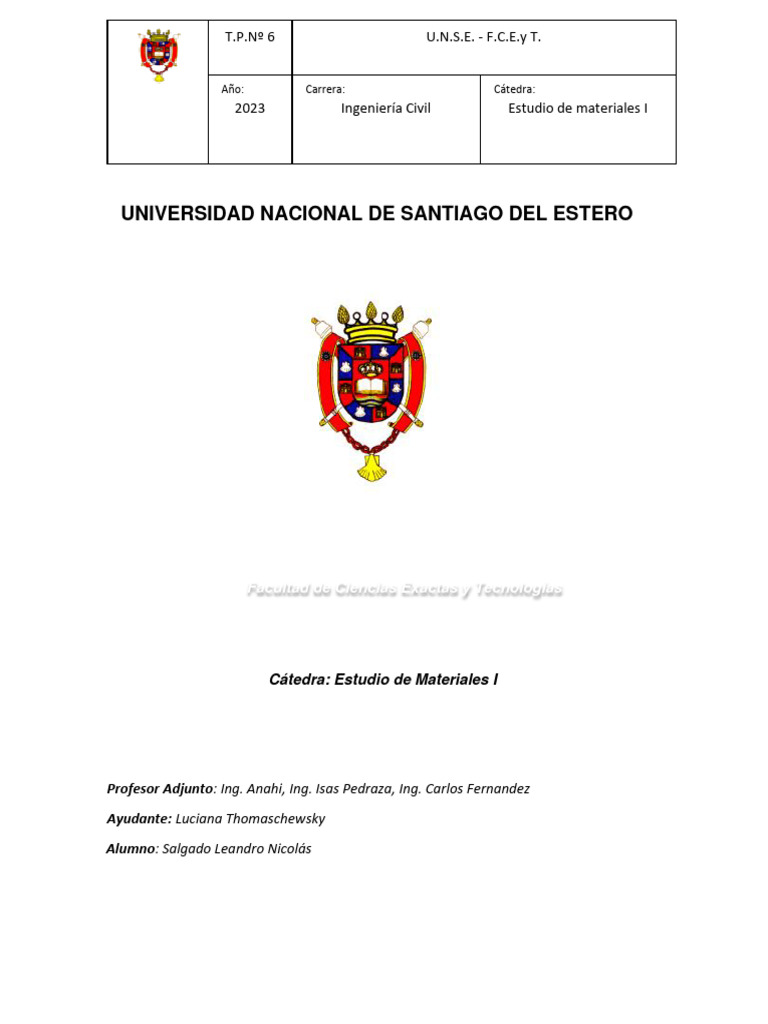 TP6 Edm | PDF | Hormigón | El módulo de Young