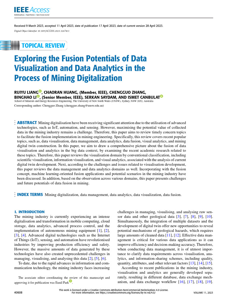 Exploring The Fusion Potentials of Data Visualization and Data Analytics in The Process of ...