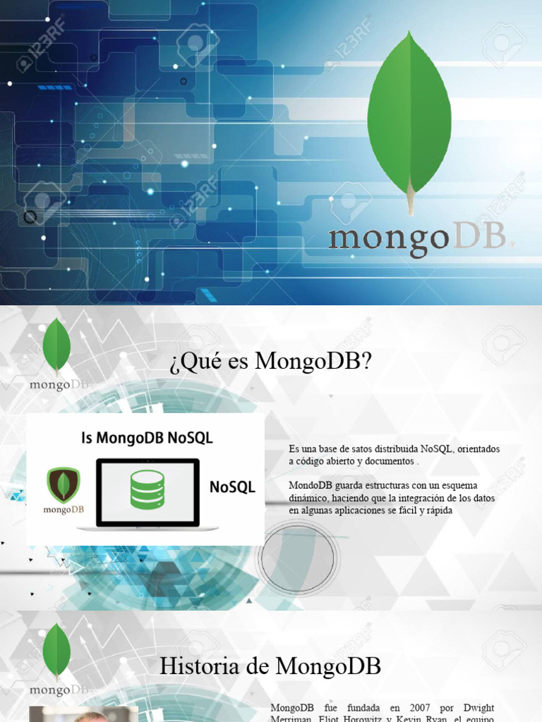 MONGODB | PDF | Mongo Db | Ciencias de la Información
