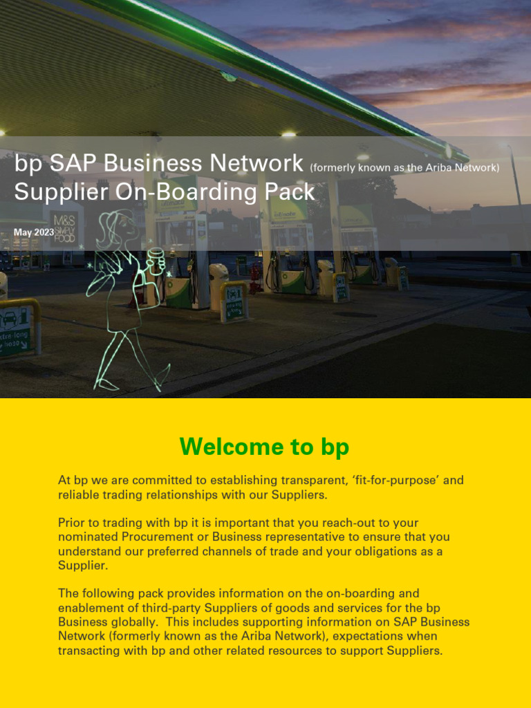 Ariba Supplier Onboarding Pack | PDF | Invoice | Business