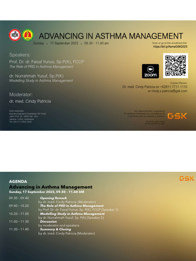 Invitation Webinar Asma PDPI 17sep2023 | PDF