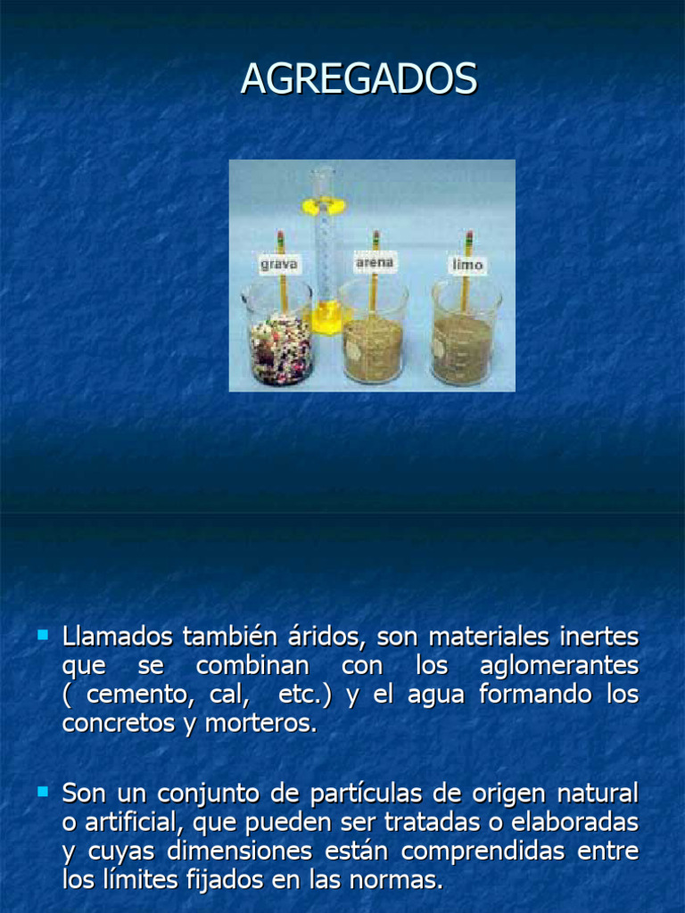 Tipos y Usos de Agregados en Concreto | PDF | Hormigón | Arena