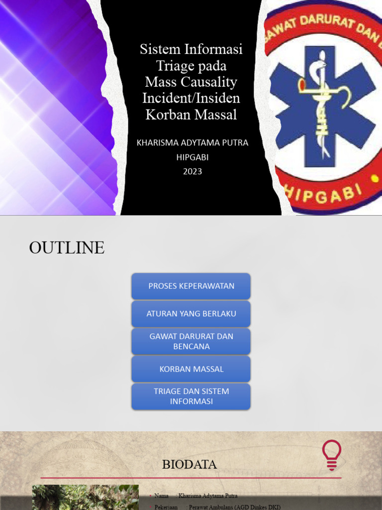 Sistem Informasi Triage Pada Mass Causality Incident | PDF