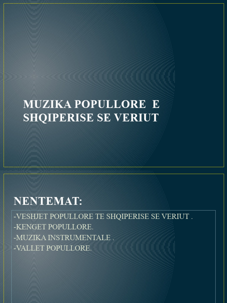 Muzika Popullore | PDF