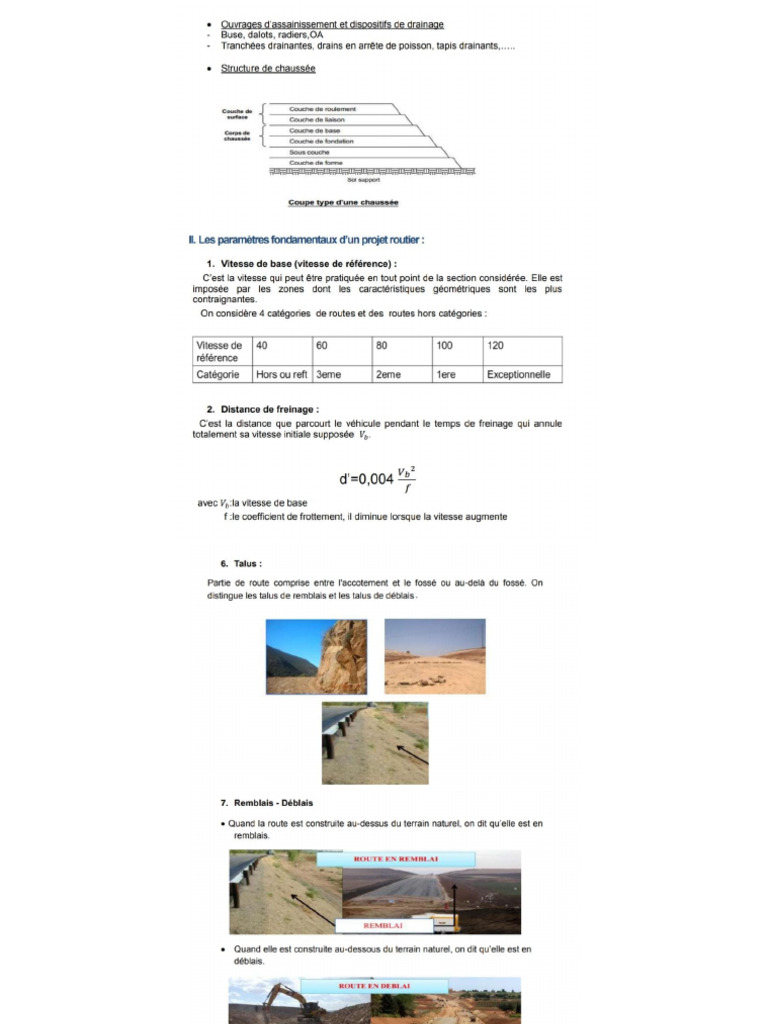 Projet Routier | PDF