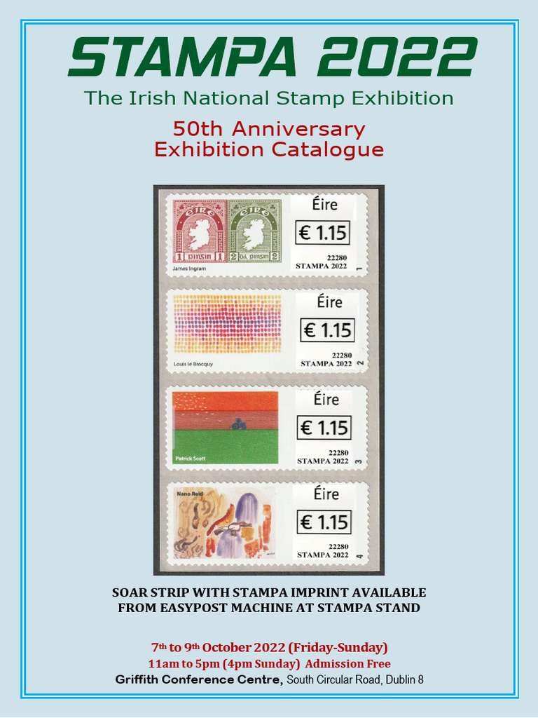 Irish National Stamp Exhibition 2022 | PDF | Philately | Postage Stamp