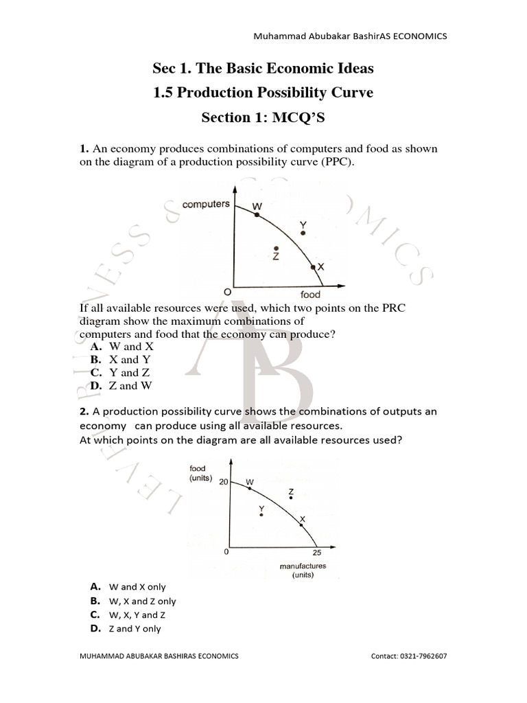 1.5 Economics | PDF | Economics | Labour Economics