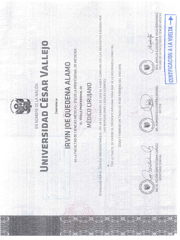 Titulo Anverso y Reverso | PDF