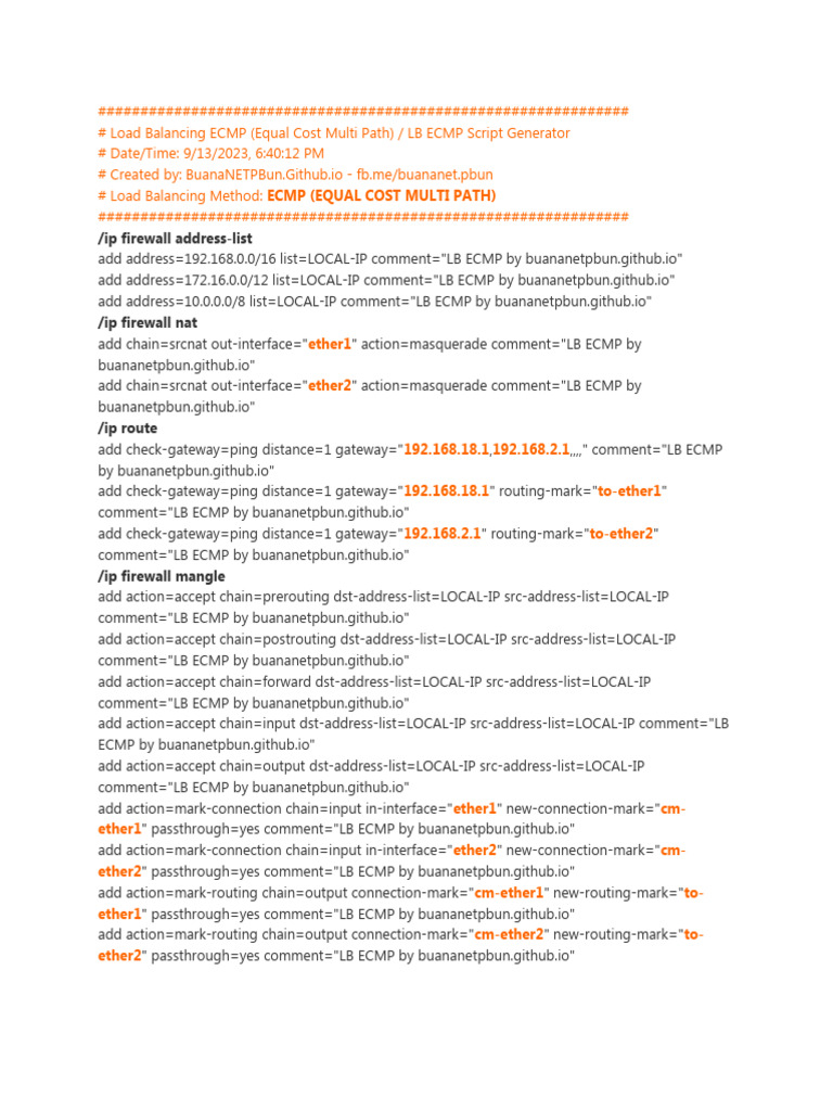 Load Balancing ECMP | PDF | Computer Engineering | Internet Standards