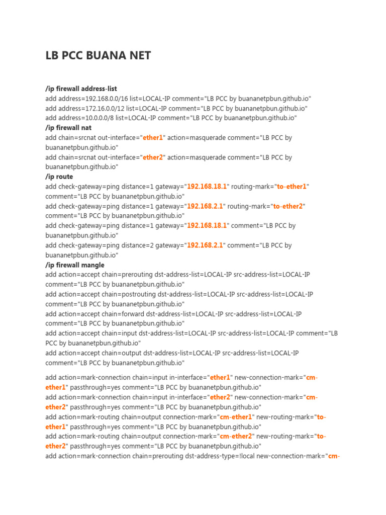 LB PCC Buana Net | Download Free PDF | Computer Networking | Network Protocols