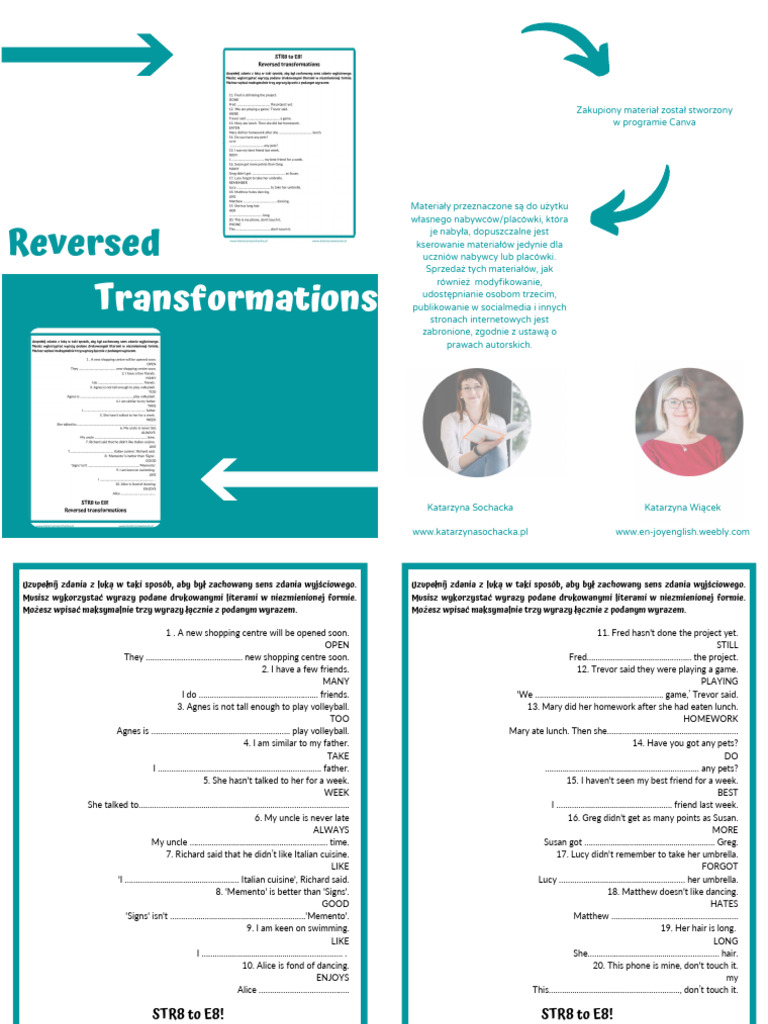 Reversed Transformations Printer Friendly STR8 To E8 Vol. 7 | PDF