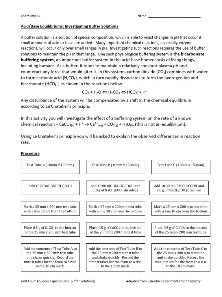 Buffer Solutions | Download Free PDF | Buffer Solution | Ph