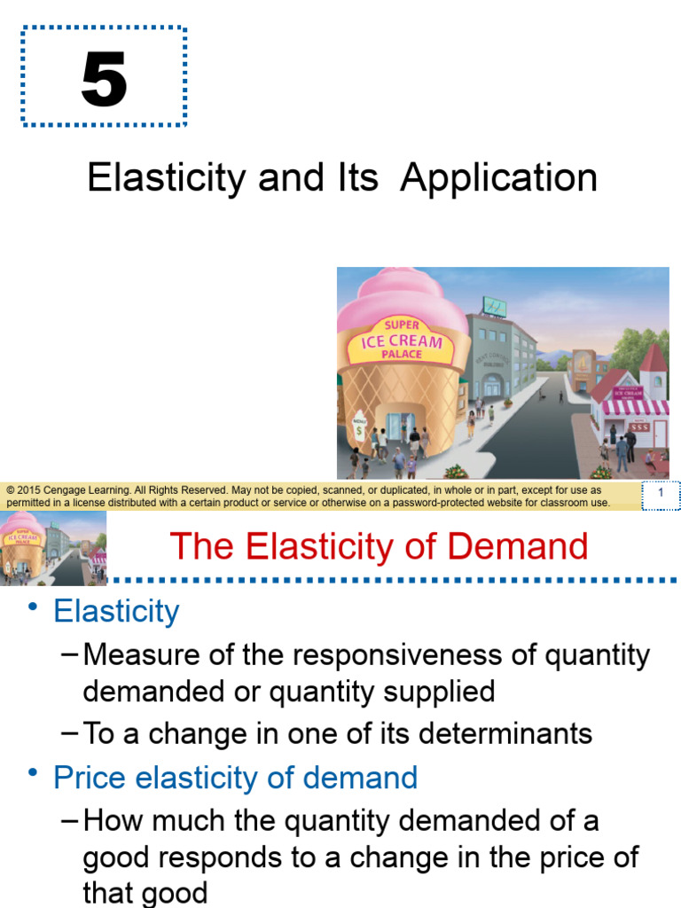 Chapter 5 Elasticity and Its Application | PDF | Price Elasticity Of ...