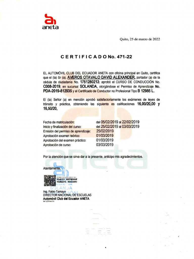 Actualizacion Averos | PDF