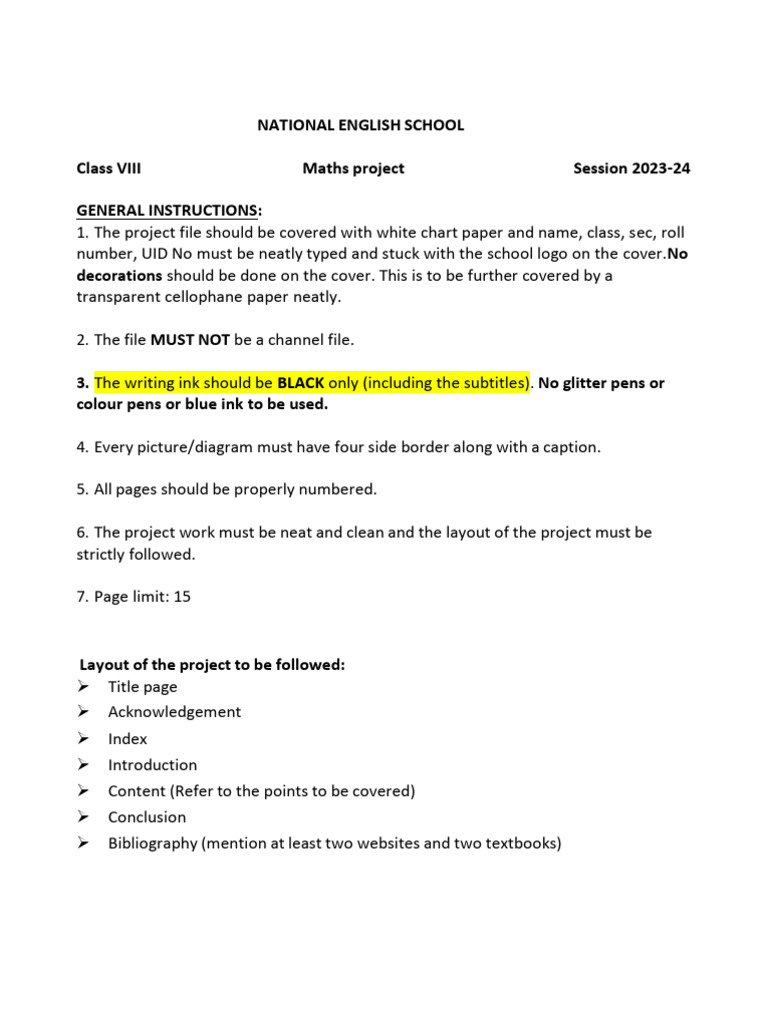 Class 8 Maths Project: Exponents & Powers | PDF | Career & Growth ...