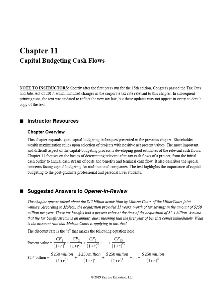 Pfm15e Im Ch11 | PDF | Book Value | Depreciation