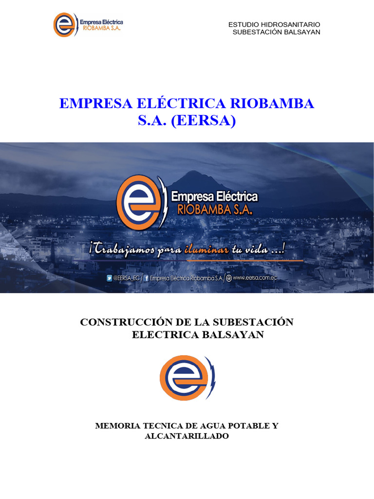 Memoria de Calculo Hidrosanitaria Balsayan | PDF | Alcantarillado | Agua Memoria de Calculo Hidrosanitaria Balsayan | PDF | Alcantarillado | Agua
