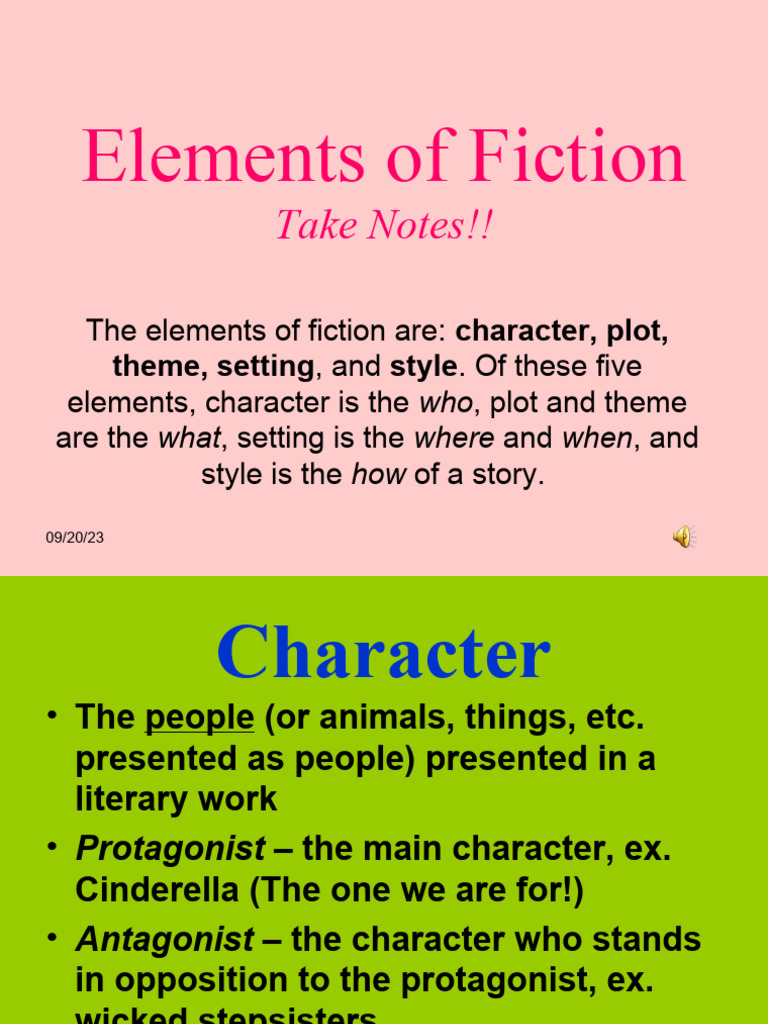 elements of fiction pp day 12 | PDF | Narration