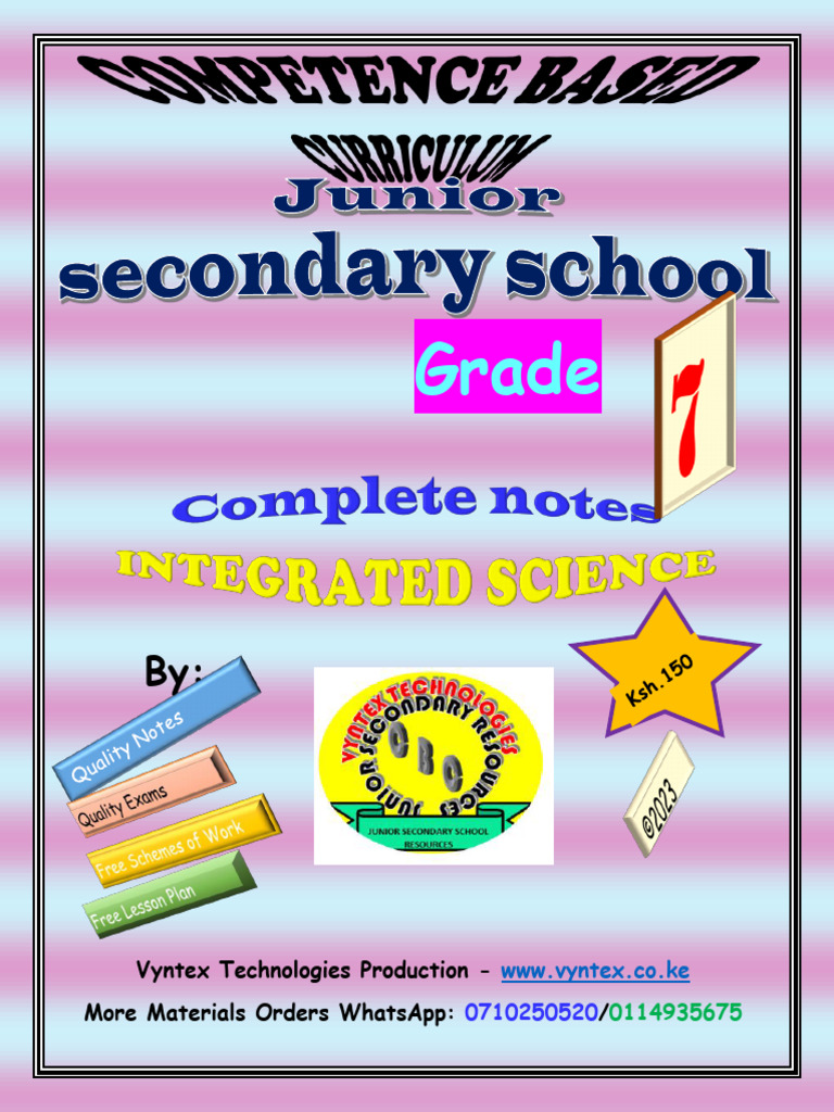 Grade 7 CBC Complete Integrated Science Notes. | Download Free PDF ...